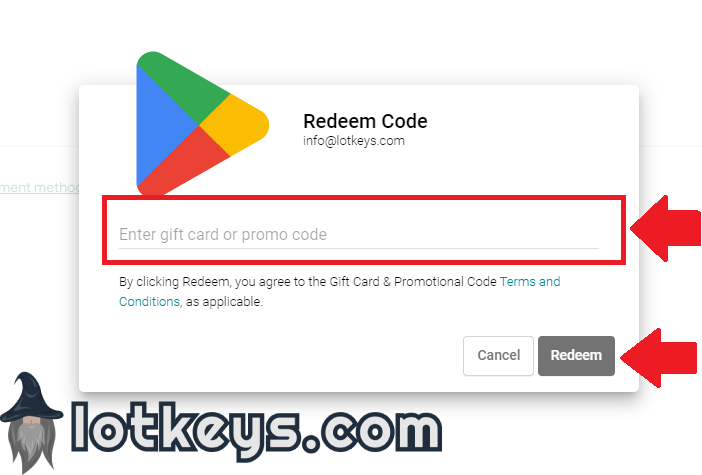 Google Play Gift Card (BE) | Lotkeys